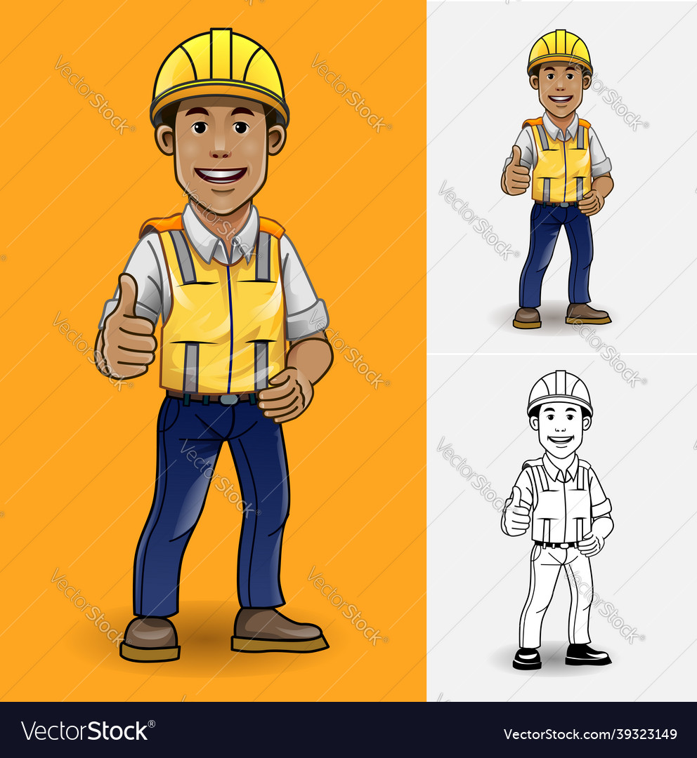 Construction worker Royalty Free Vector Image - VectorStock
