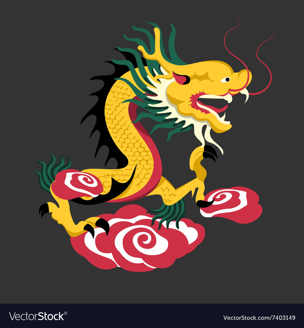 Dragon preview Royalty Free Vector Image - VectorStock