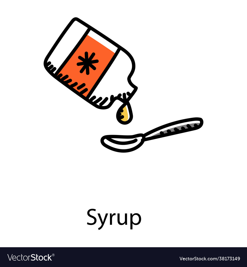 Syrup Royalty Free Vector Image - VectorStock
