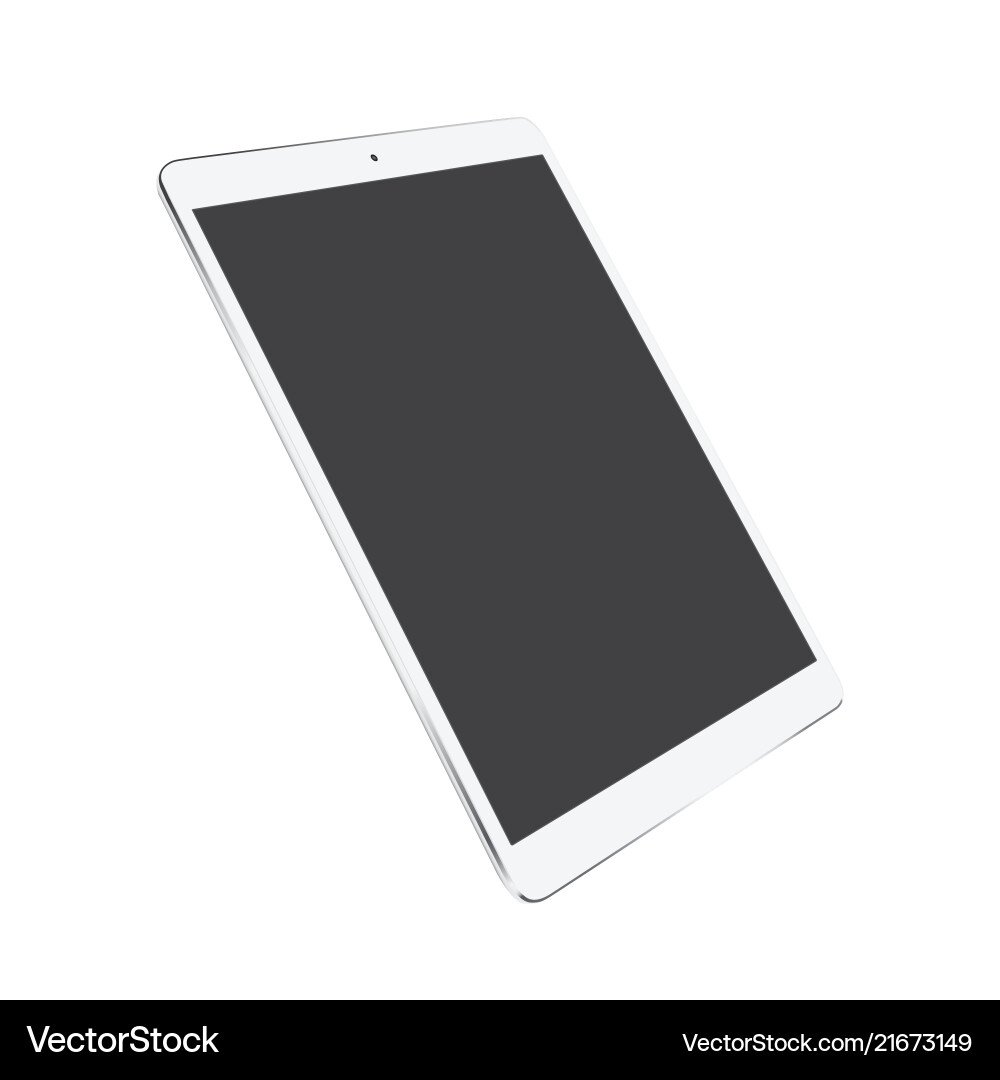 Tablet gadget Royalty Free Vector Image - VectorStock