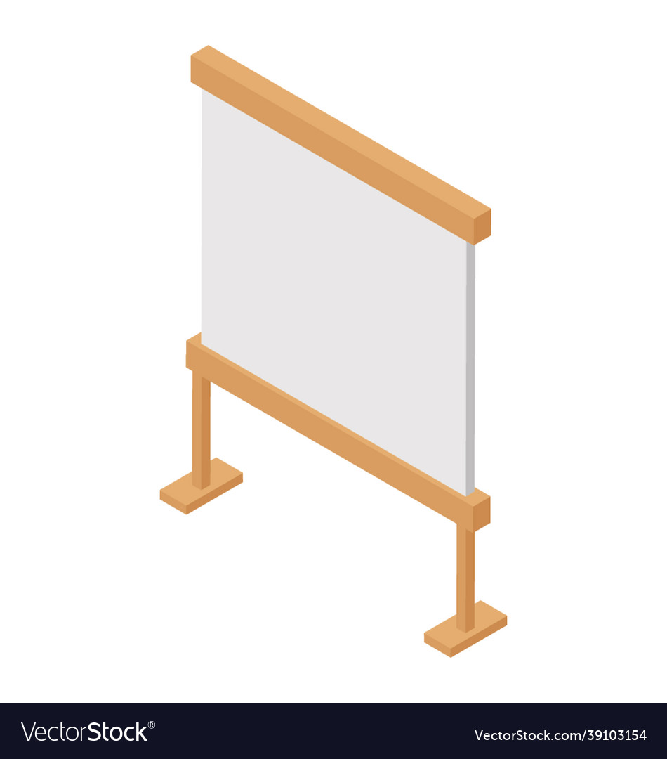 Projection screen Royalty Free Vector Image - VectorStock