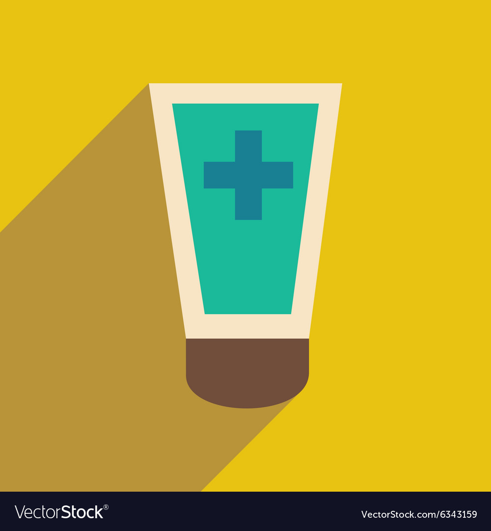 Flat with shadow icon and mobile application Vector Image