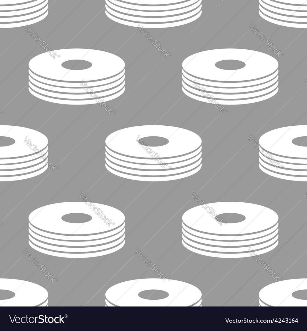 Drives seamless pattern Royalty Free Vector Image