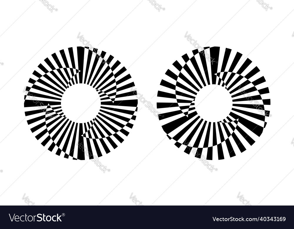 Circular design elements Royalty Free Vector Image