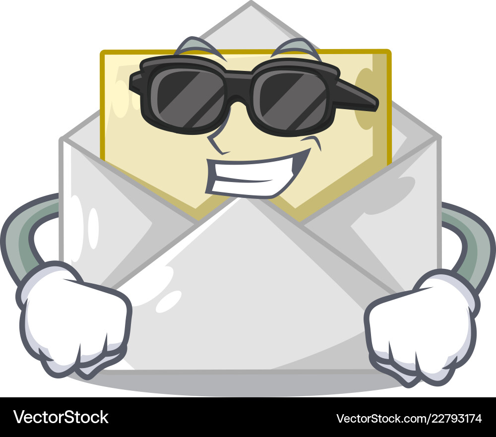 Super cool open envelope greeting posters Vector Image