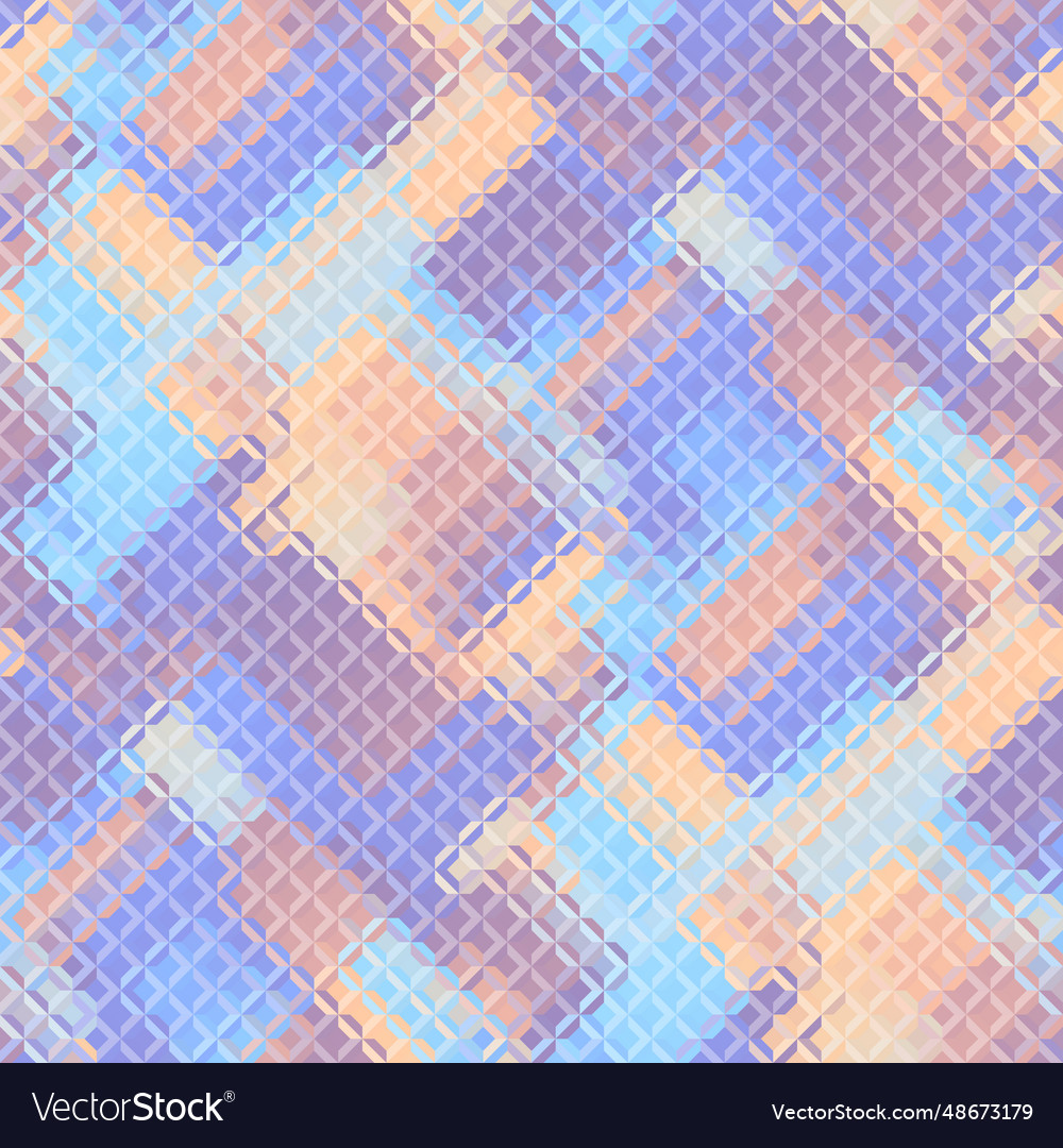 Low poly style seamless pattern tileable image Vector Image