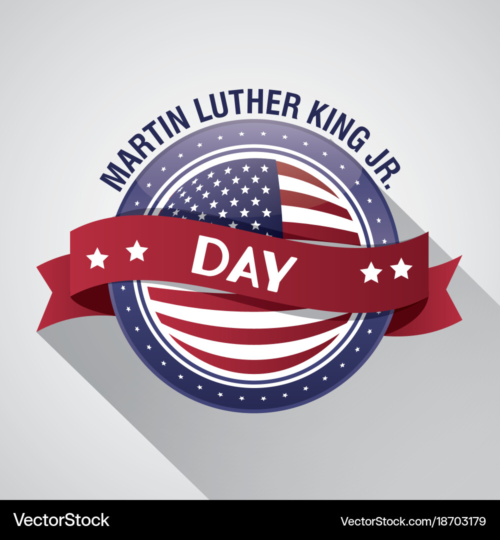 Martin luther king jr day Royalty Free Vector Image