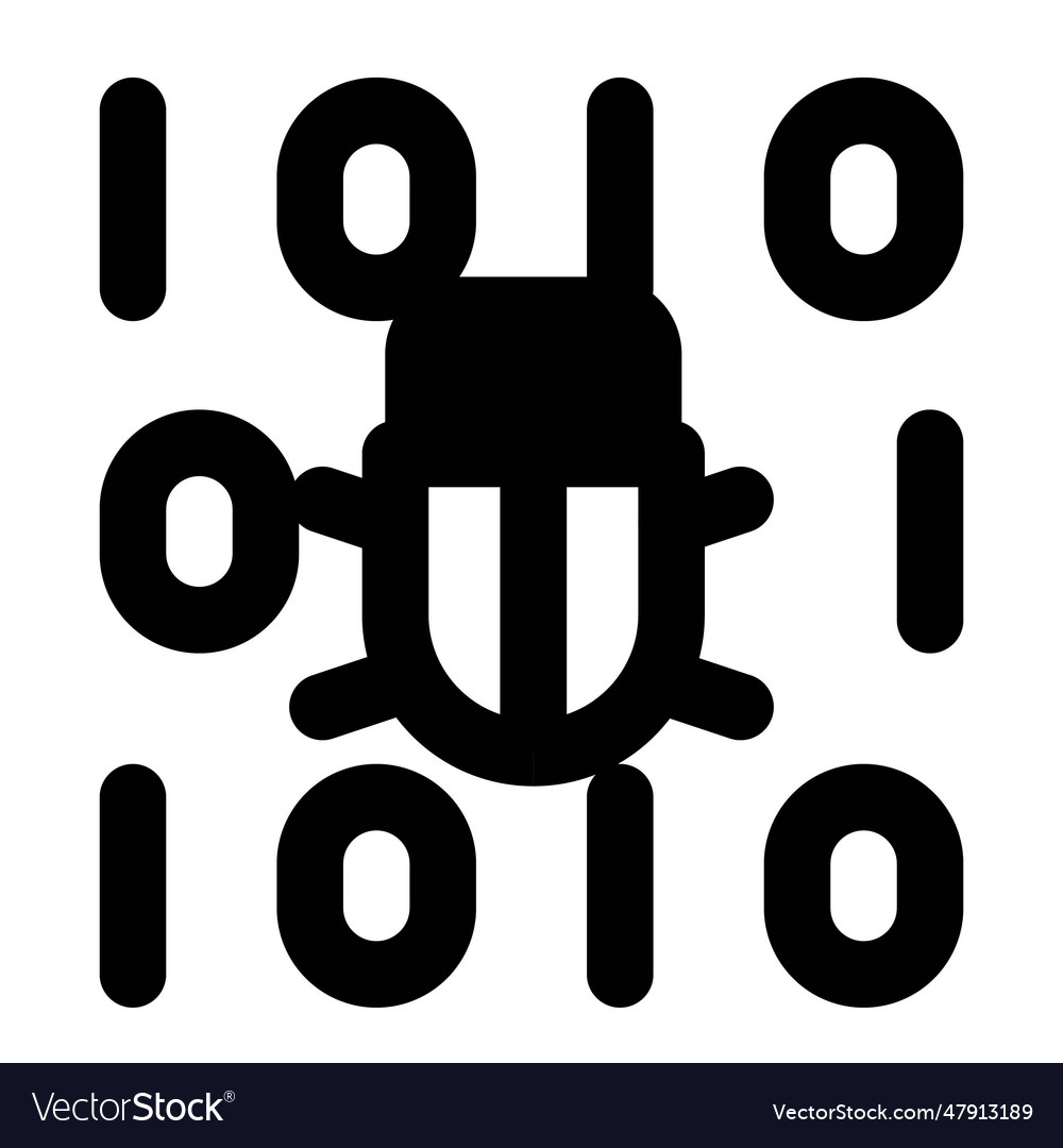 Overflowing bug in the binary code search Vector Image