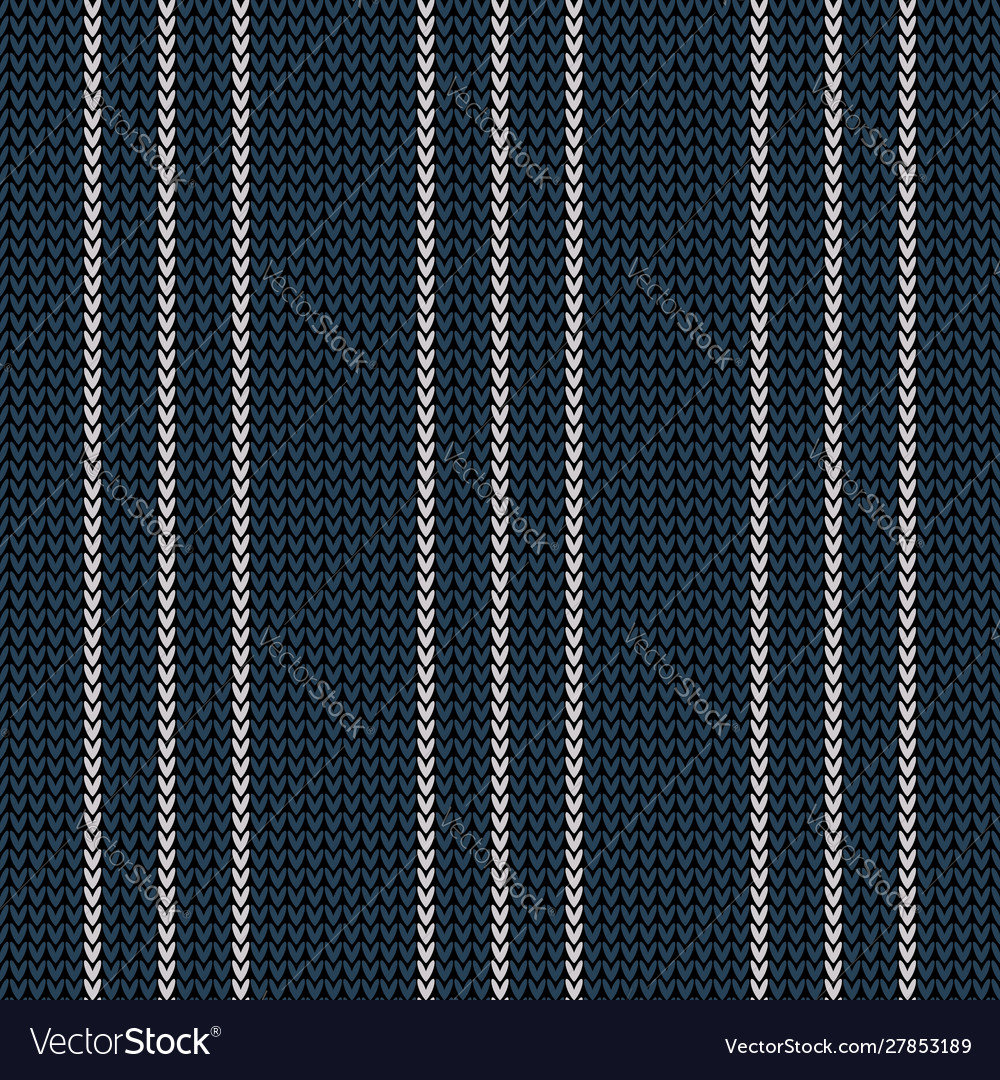 Winter knitted pattern background Royalty Free Vector Image
