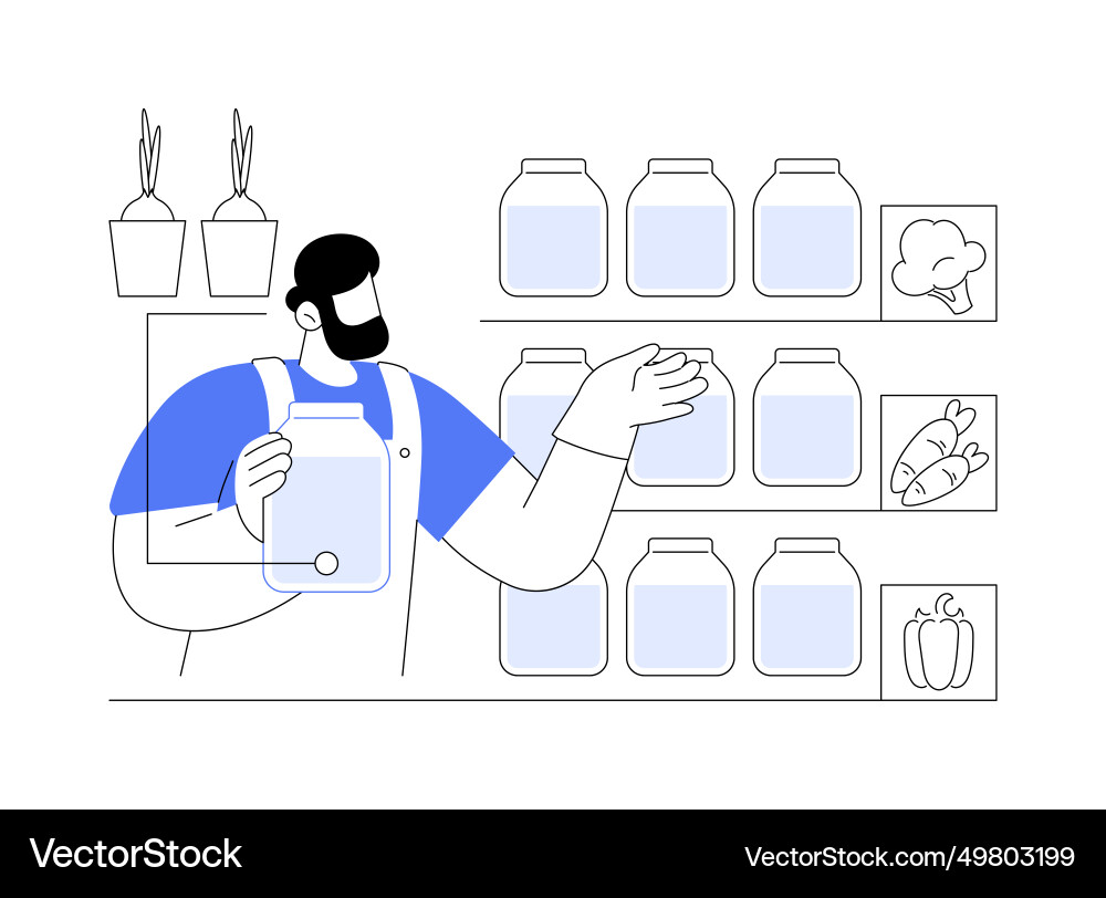 Seed bank isolated cartoon Royalty Free Vector Image