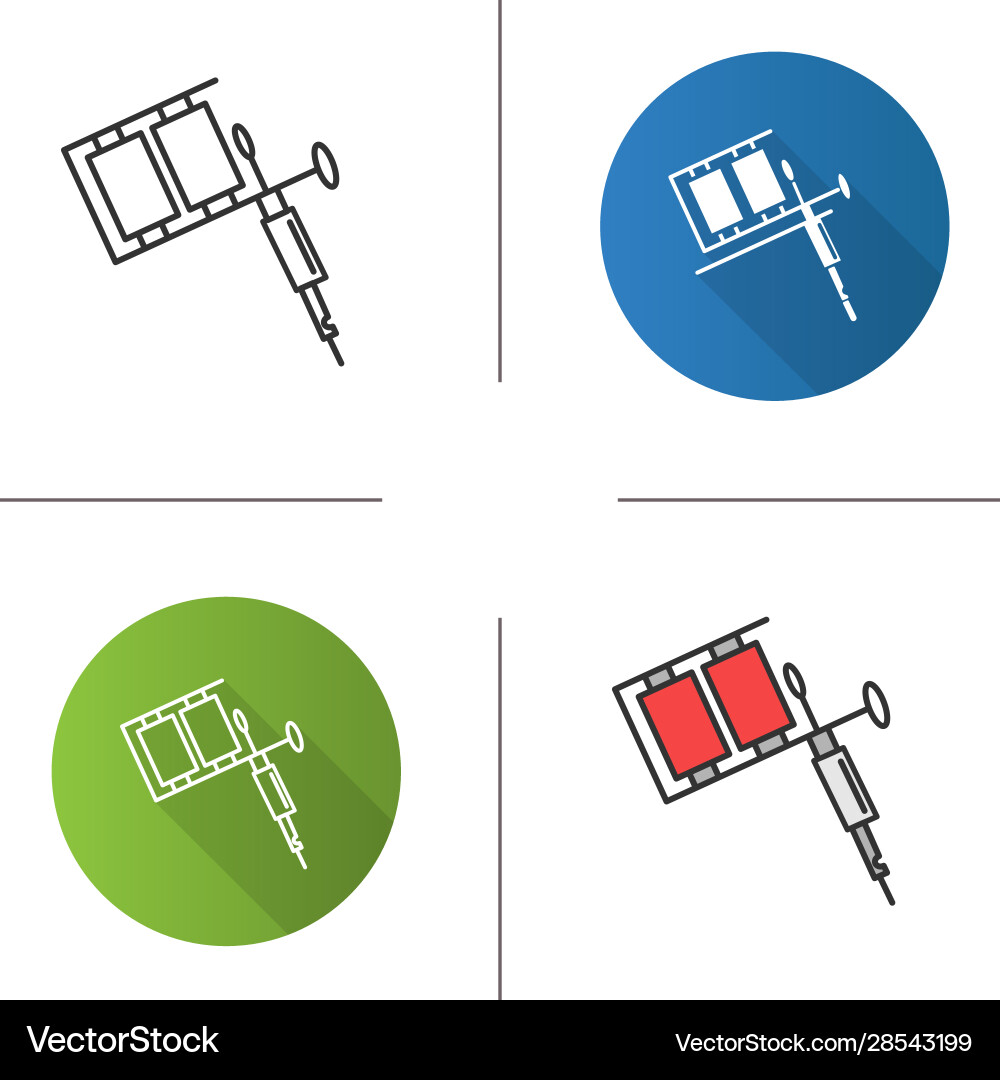Tattoo machine icon Royalty Free Vector Image - VectorStock