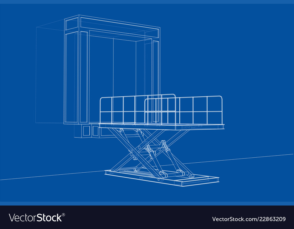 Dock leveler concept Royalty Free Vector Image