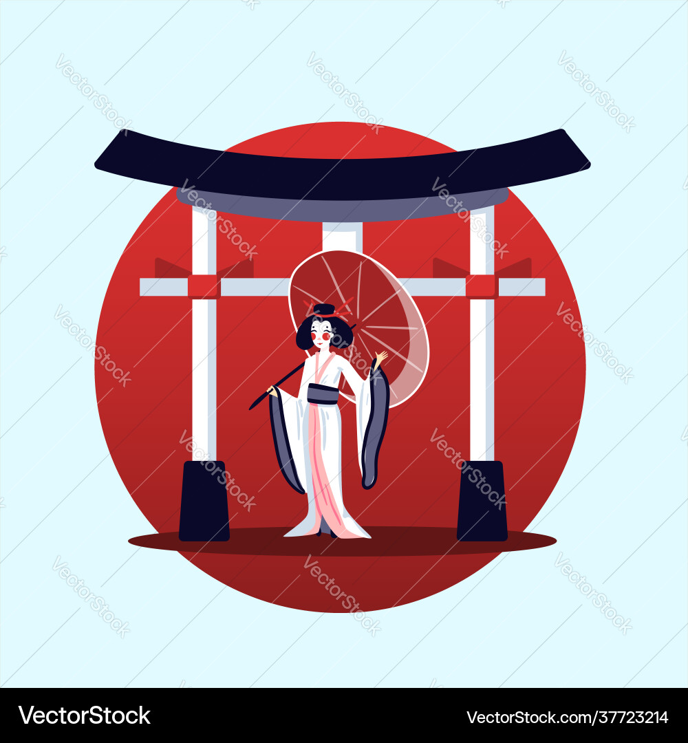 Japan design concept Royalty Free Vector Image