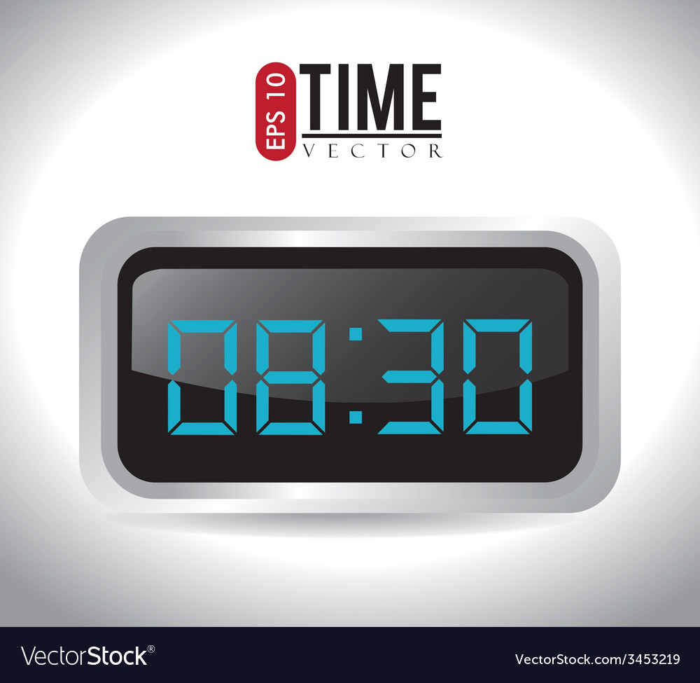 Time design Royalty Free Vector Image - VectorStock
