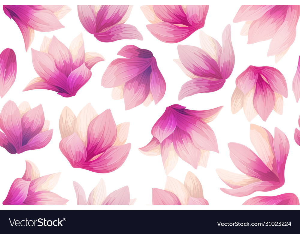 Spring flower pattern Royalty Free Vector Image