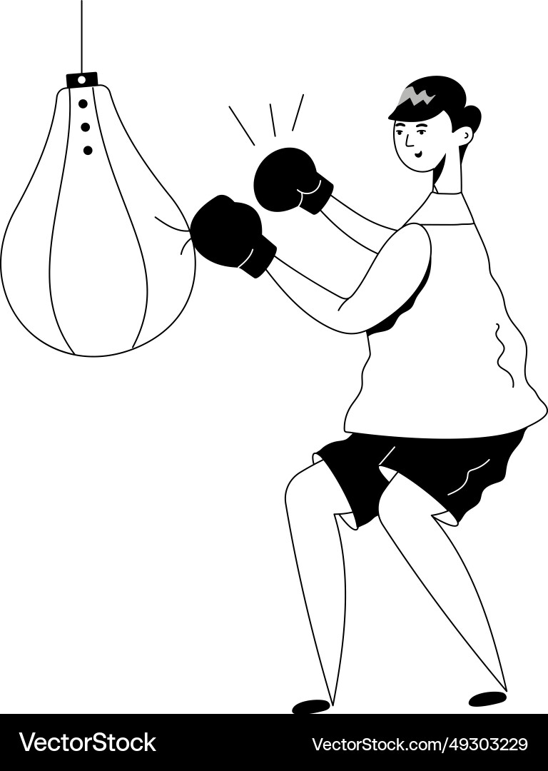 Boxer Royalty Free Vector Image - VectorStock