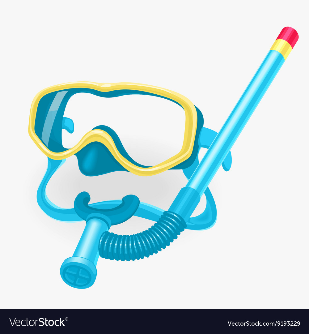 Diving mask Royalty Free Vector Image - VectorStock