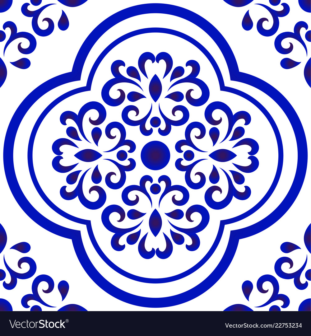 Tile pattern design Royalty Free Vector Image - VectorStock