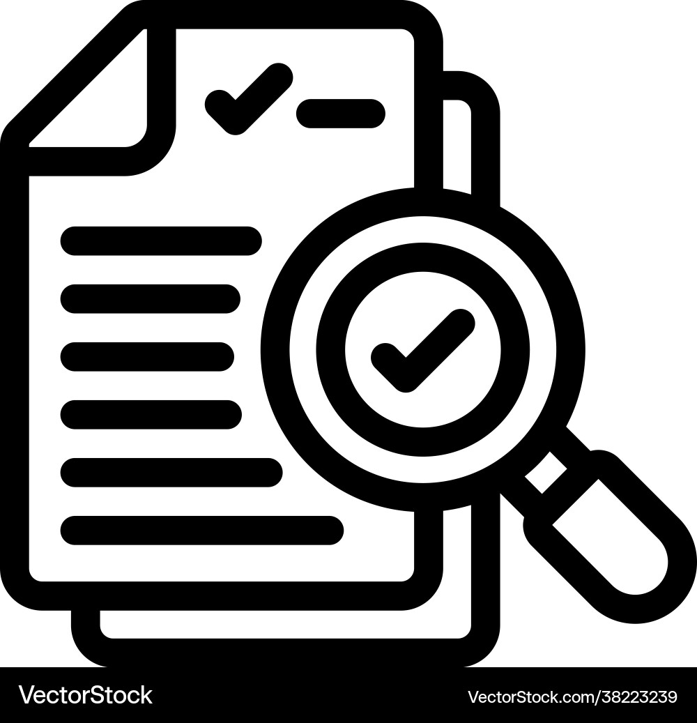 Approved research Royalty Free Vector Image - VectorStock