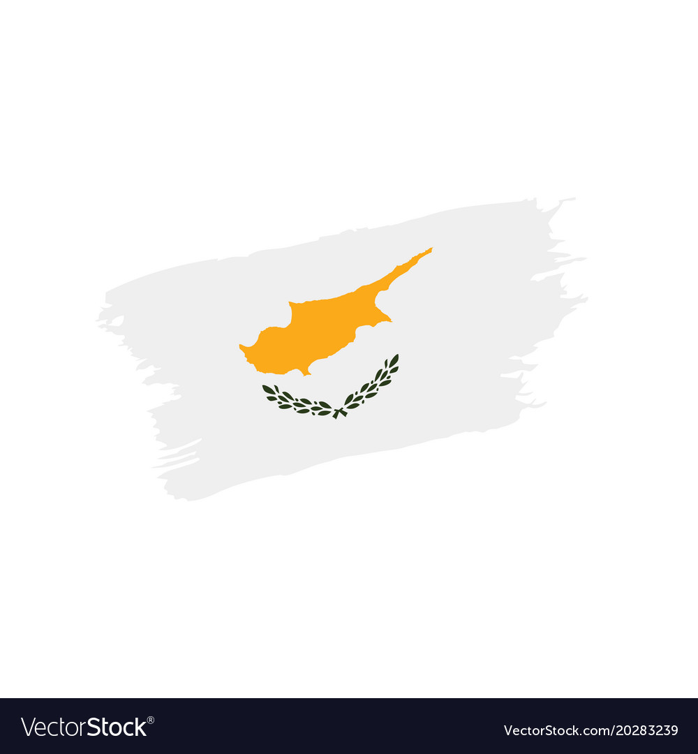 Cyprus flag Royalty Free Vector Image - VectorStock