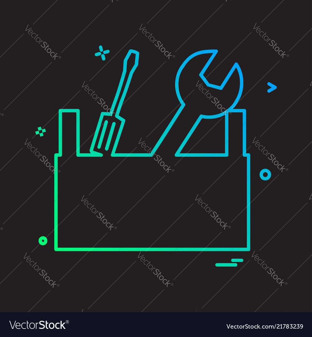 Tools icon design Royalty Free Vector Image - VectorStock