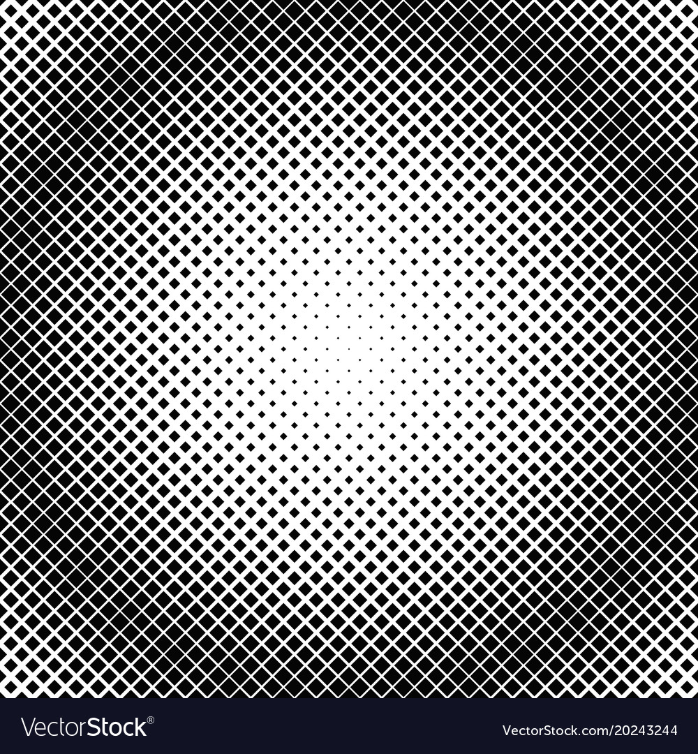 Halftone square pattern background template Vector Image