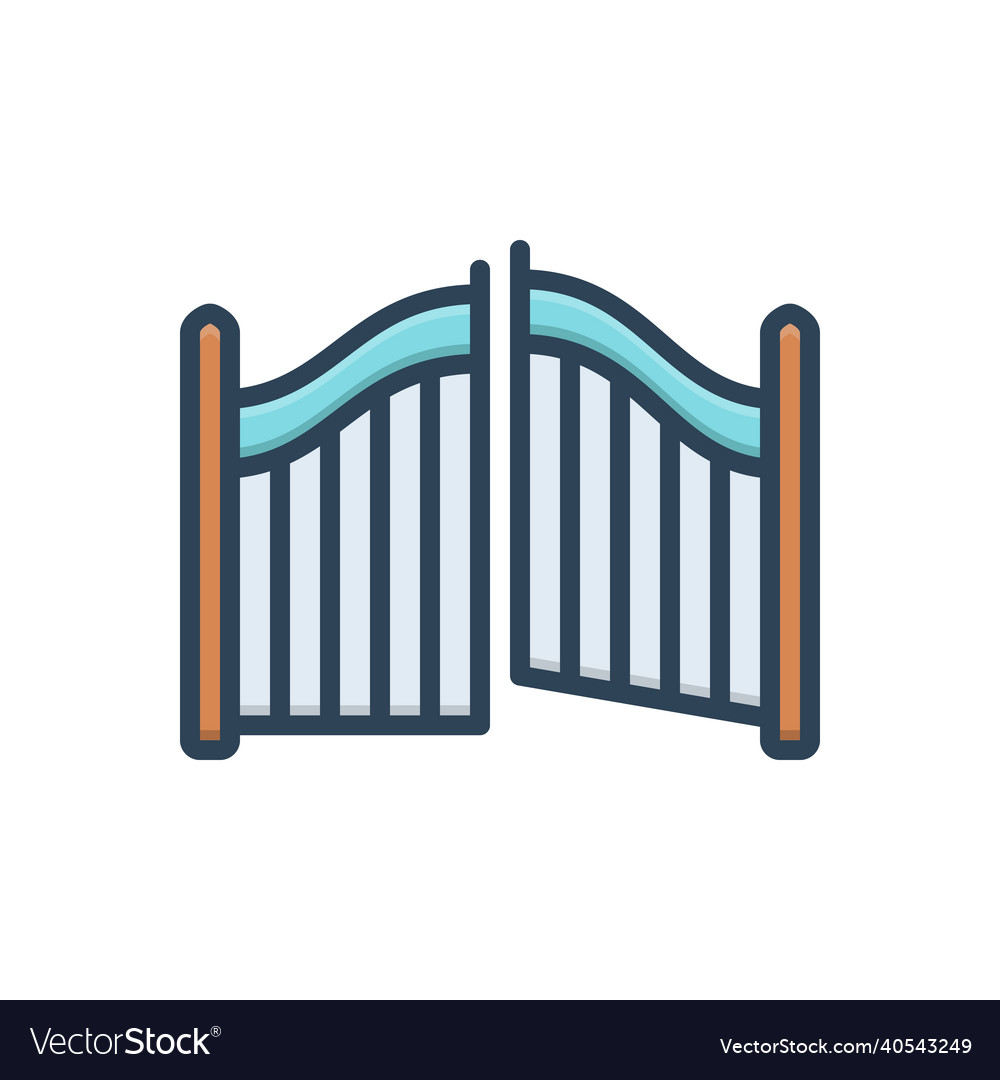 Gate Royalty Free Vector Image - VectorStock