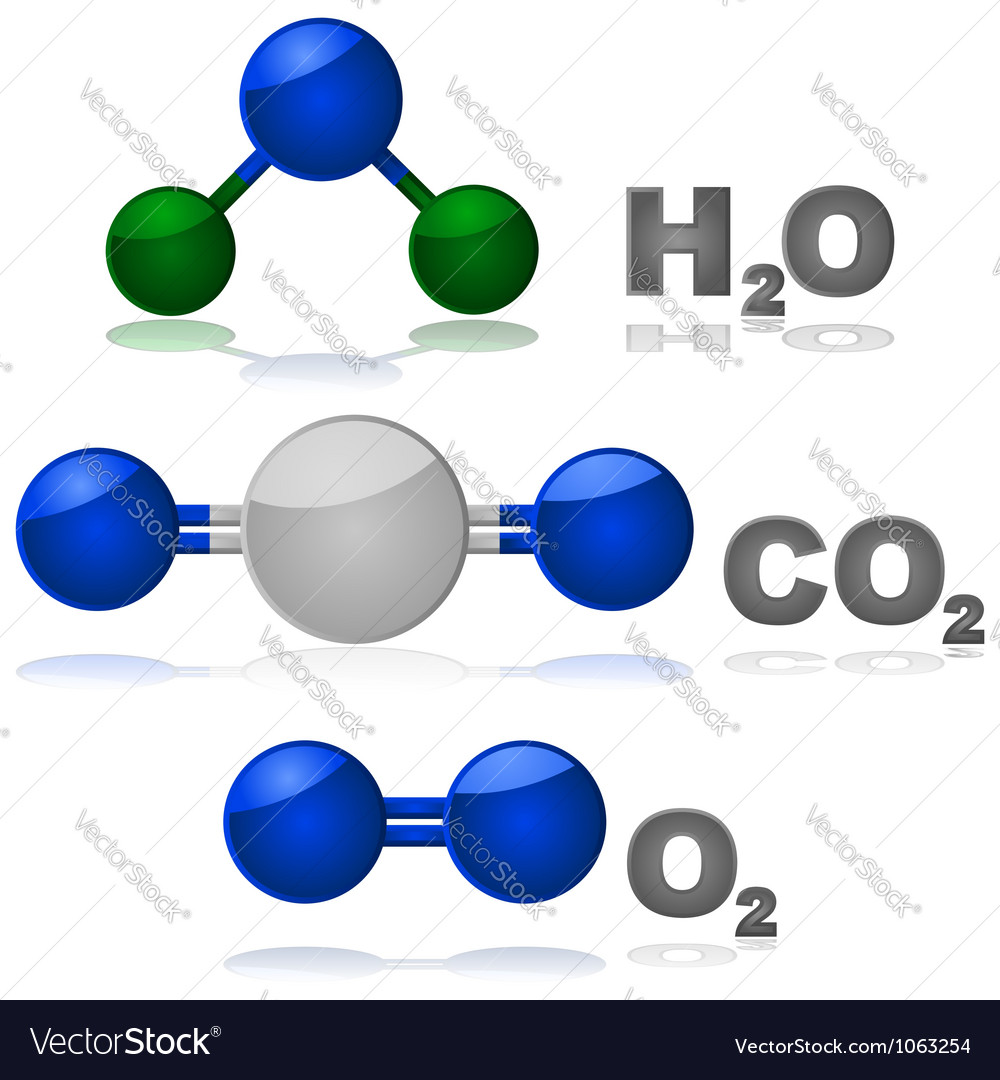 Molecules Royalty Free Vector Image - VectorStock
