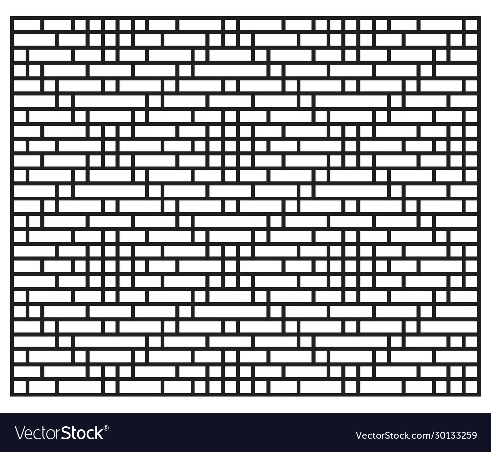 Line brick decorative pattern background 3 Vector Image