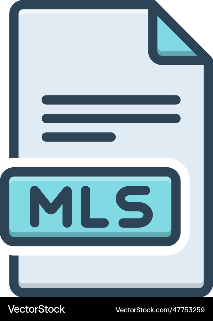 Mls Royalty Free Vector Image - VectorStock