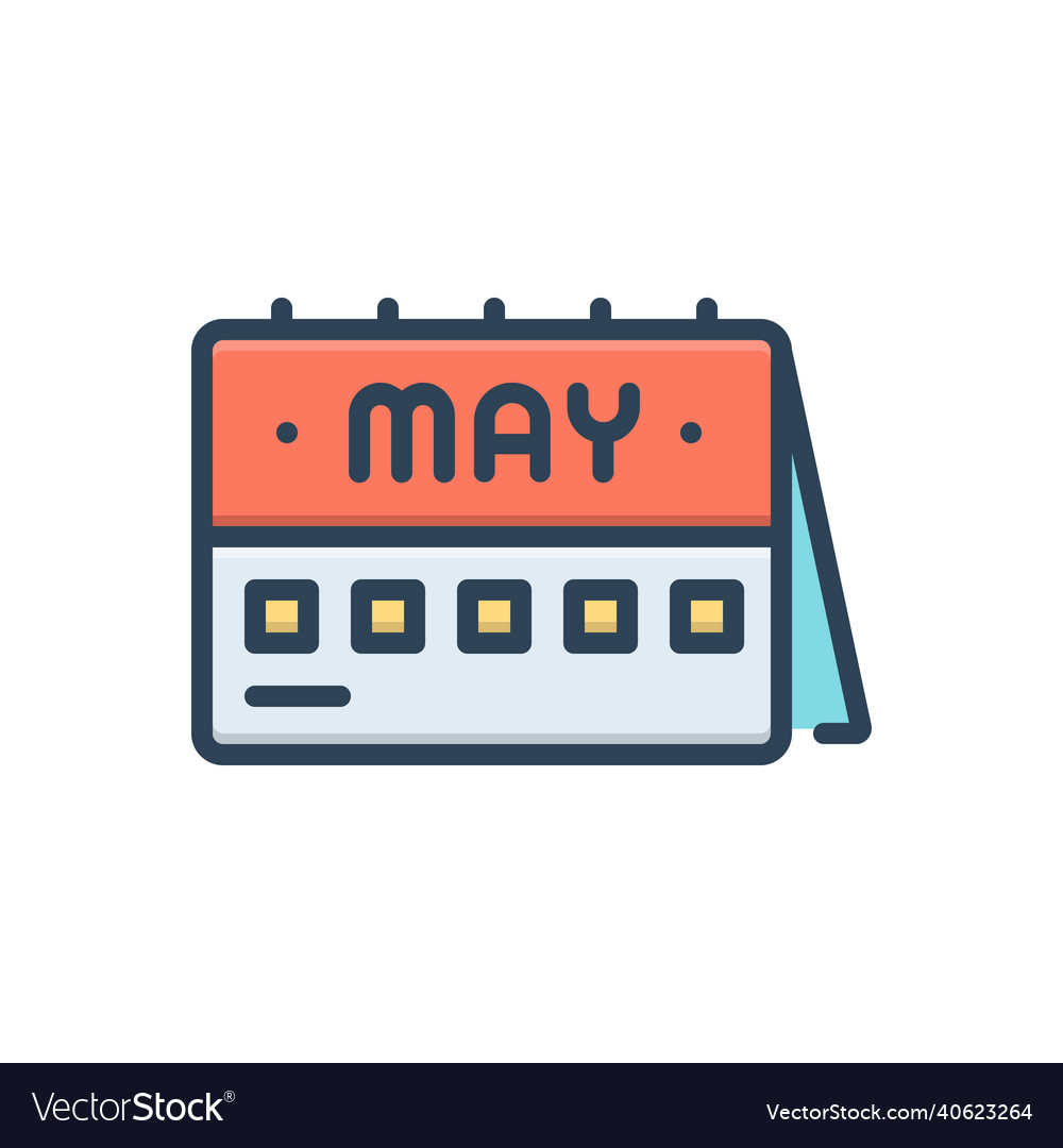 May Royalty Free Vector Image - VectorStock