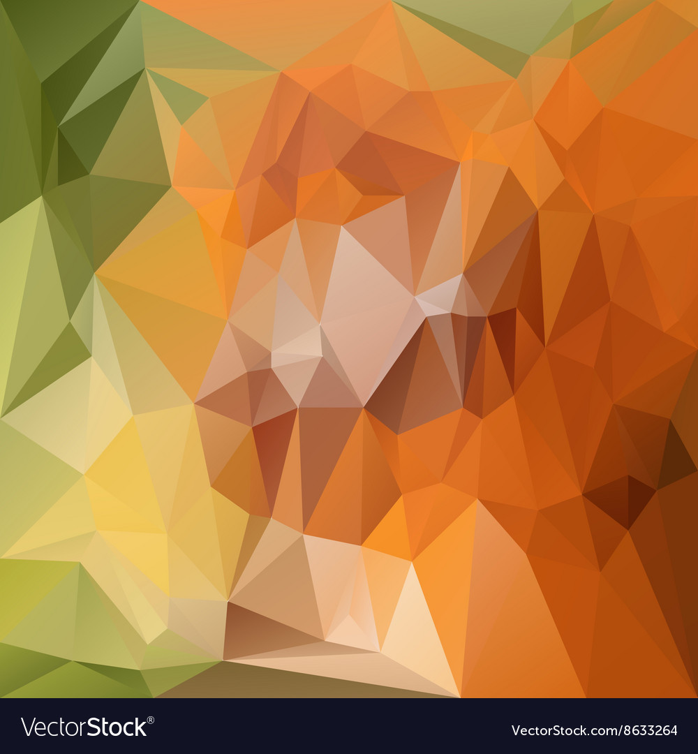 Orange green abstract polygon triangular pattern Vector Image Orange green abstract polygon triangular pattern Vector Image