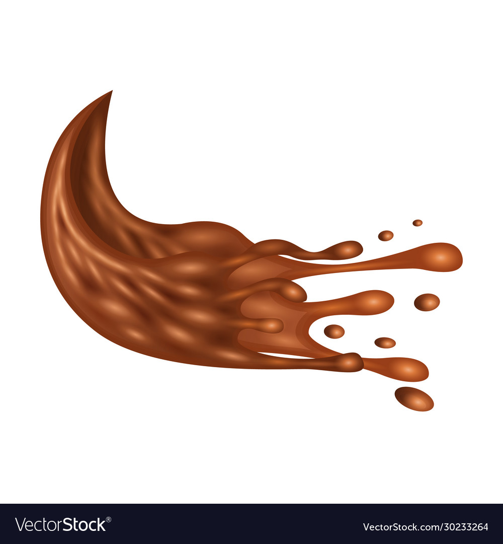 Splash iconrealistic icon isolated Royalty Free Vector Image Splash iconrealistic icon isolated Royalty Free Vector Image