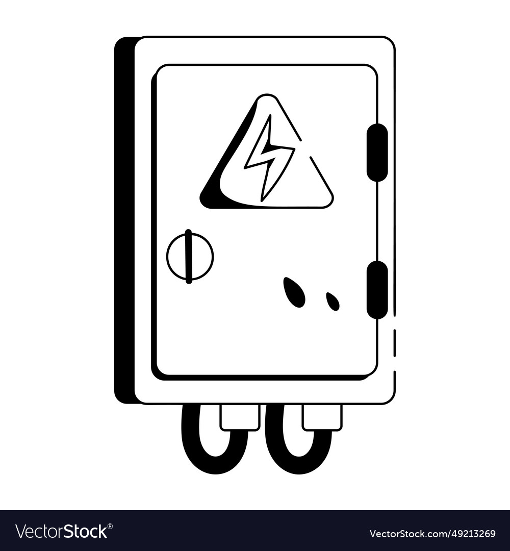 Electrical panel Royalty Free Vector Image - VectorStock