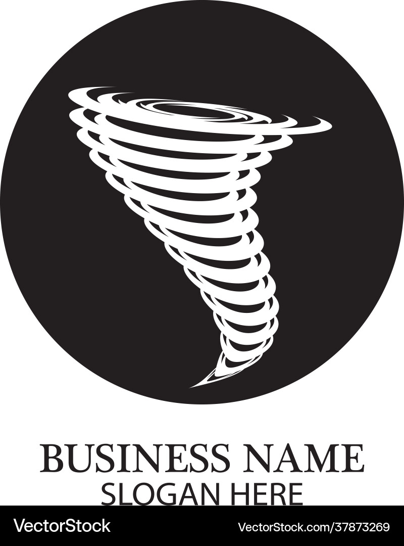 Tornado symbol Royalty Free Vector Image - VectorStock