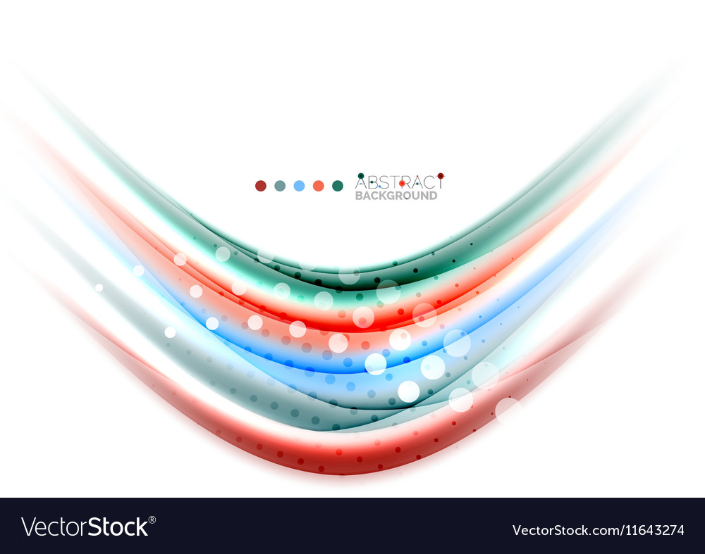 Abstract wave template Royalty Free Vector Image