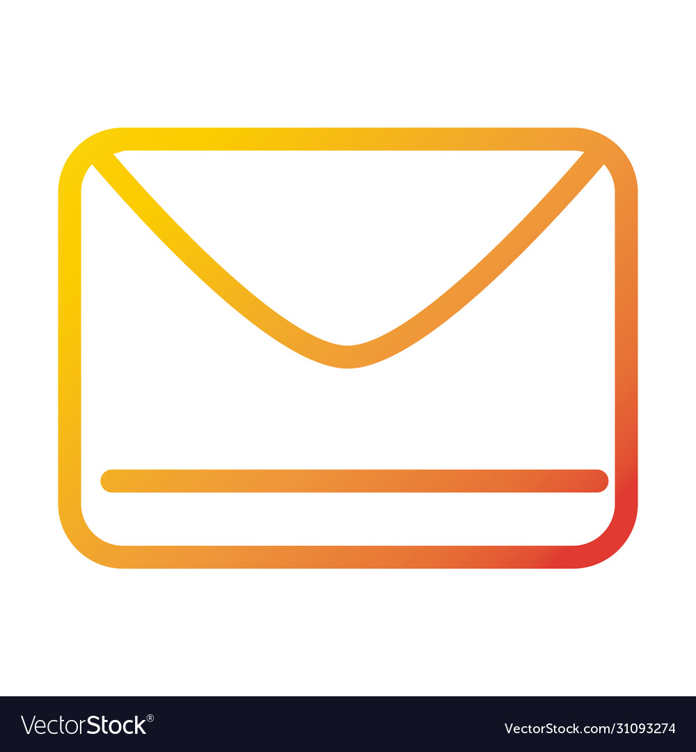 Email message internet web technology interface Vector Image