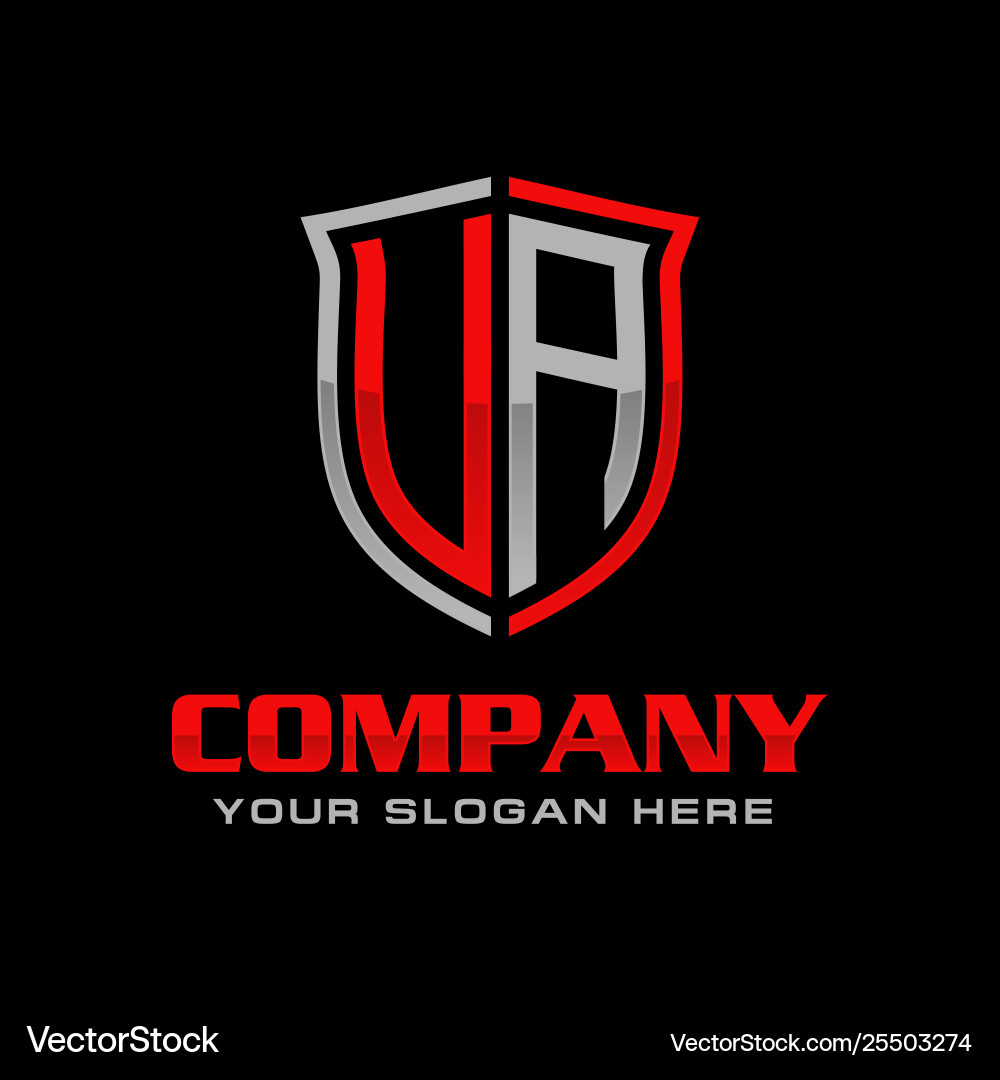 Ua initial Royalty Free Vector Image - VectorStock
