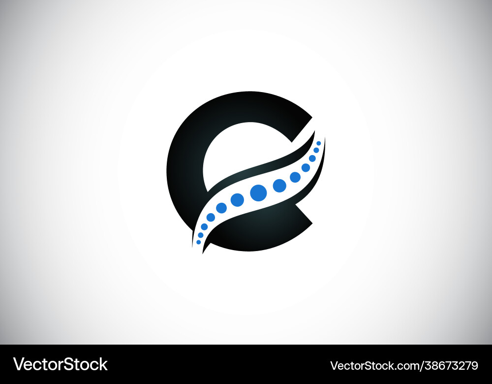 Initial c monogram letter alphabet Royalty Free Vector Image