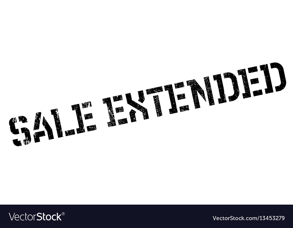 Sale extended rubber stamp Royalty Free Vector Image