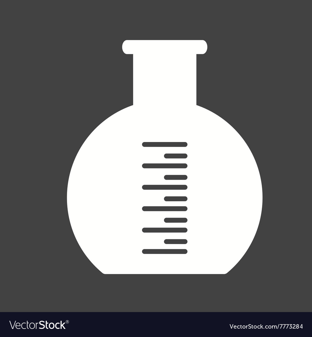 Round bottom flask Royalty Free Vector Image - VectorStock