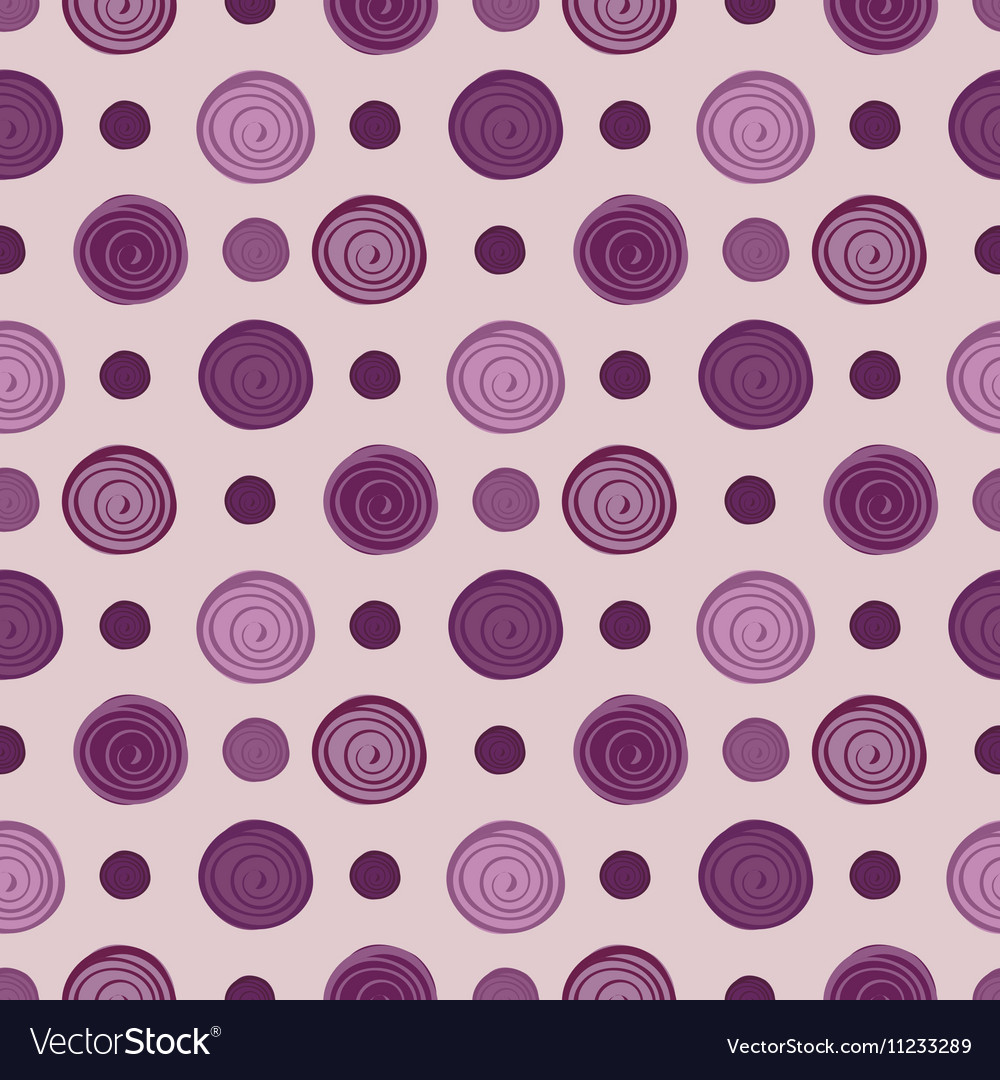Abstract circles seamless pattern background Vector Image