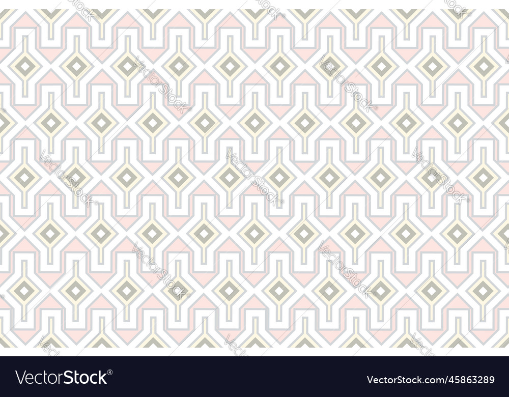 Abstract Geometric Shape Seamless Pattern Mosaic Vector Image