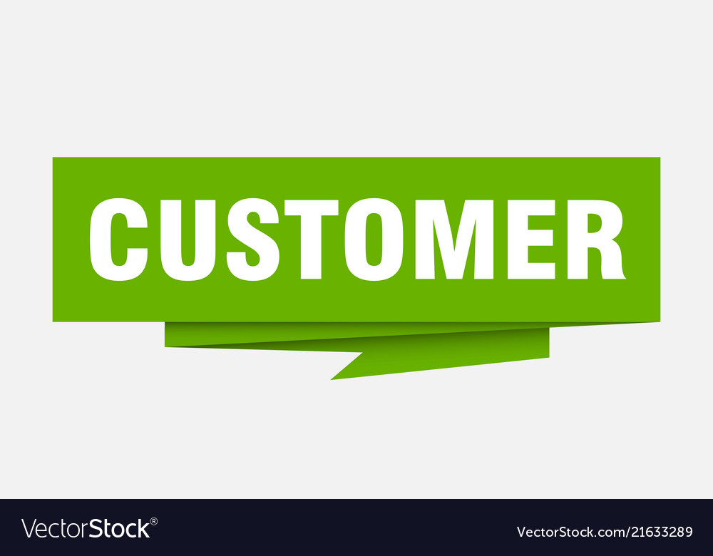 Customer Royalty Free Vector Image - VectorStock