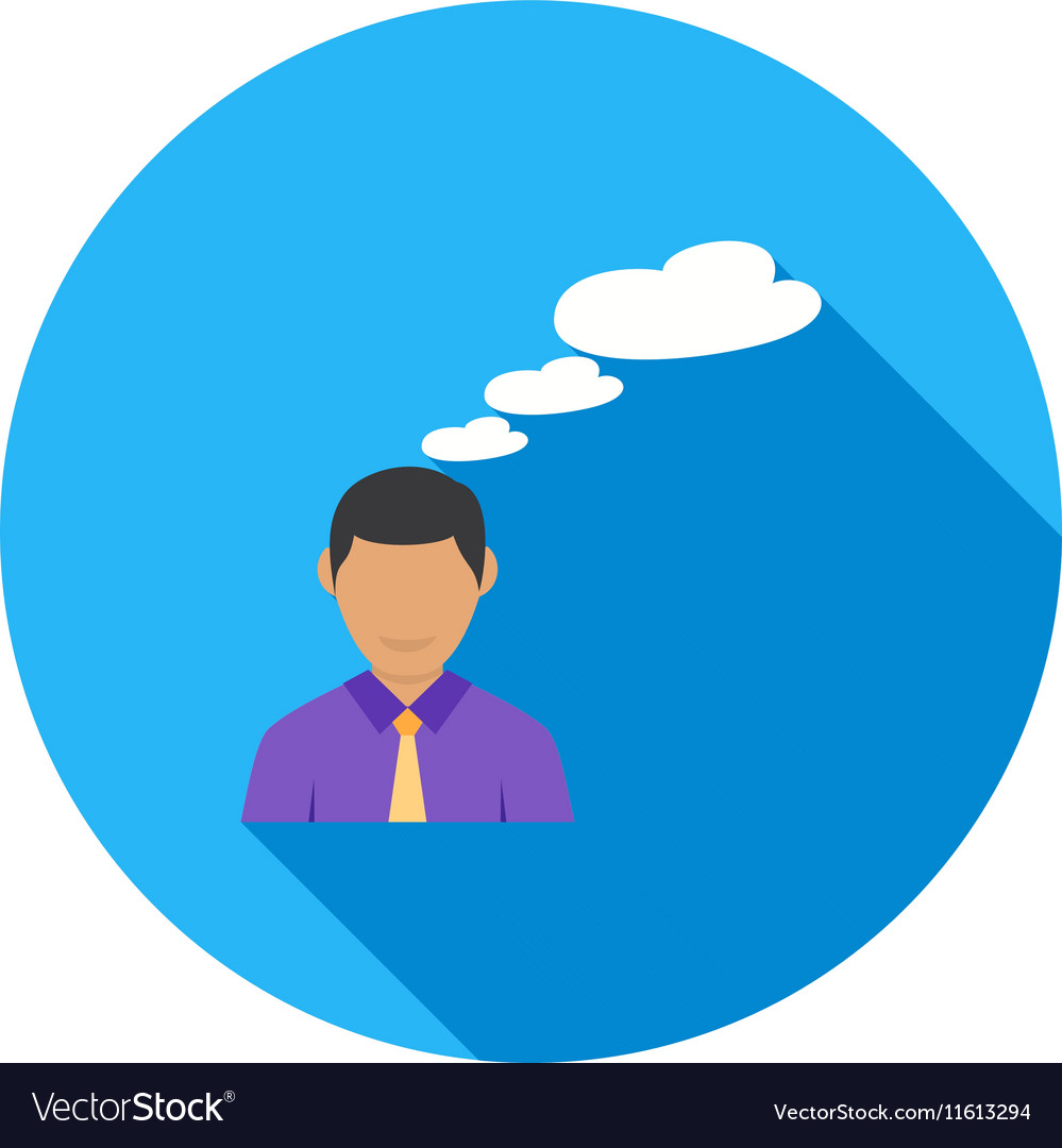 Thinking Royalty Free Vector Image - VectorStock