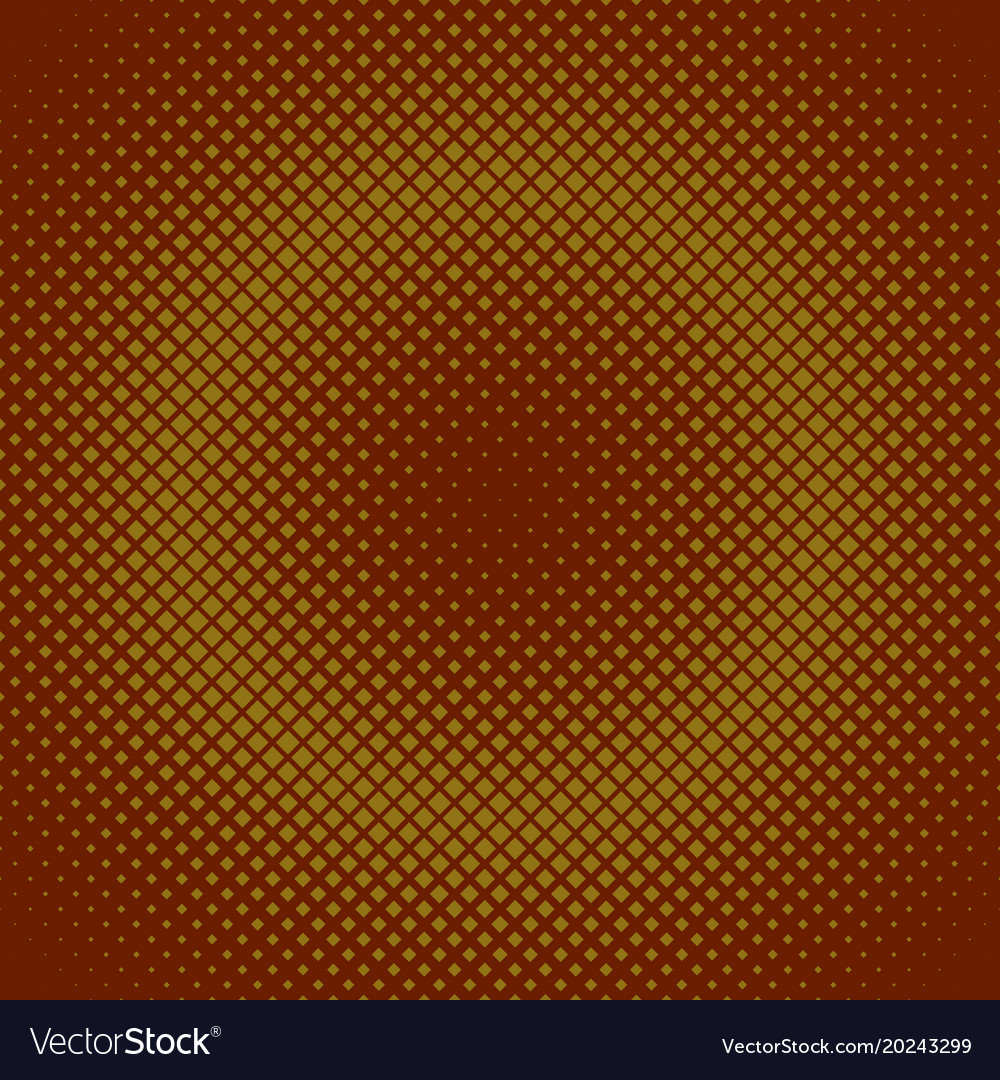 Retro halftone diagonal square pattern background Vector Image