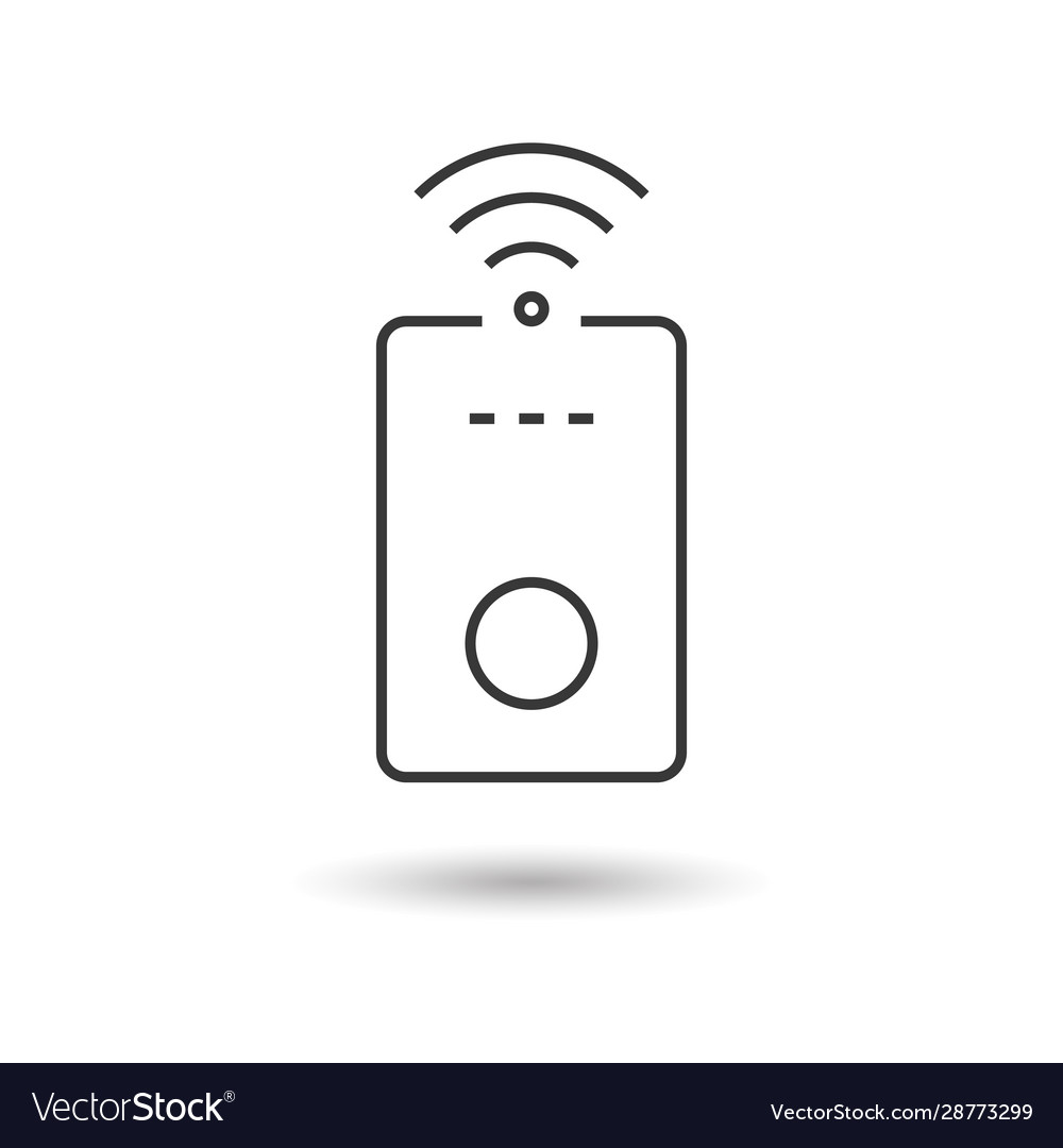 Sensor icon outline style thin line creative Vector Image Sensor icon outline style thin line creative Vector Image