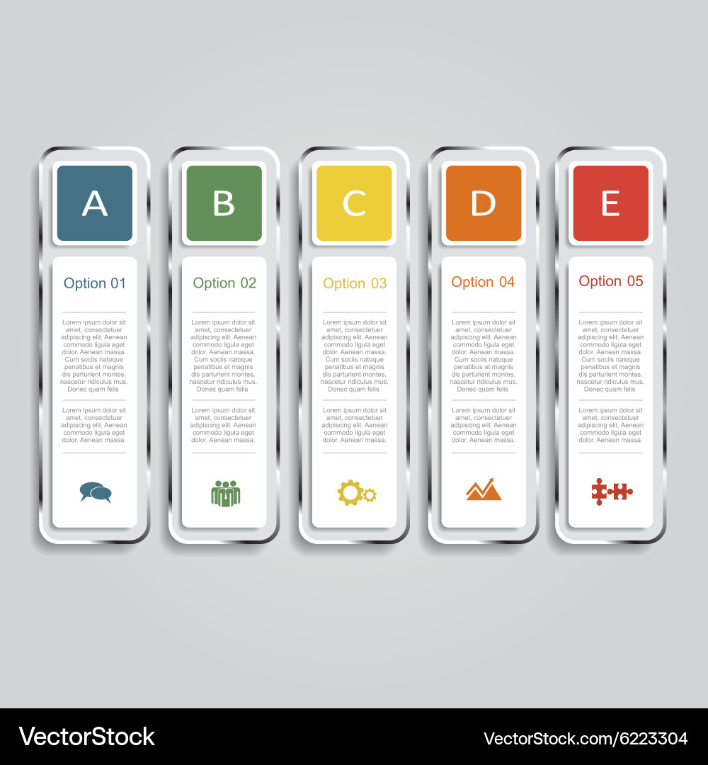Infographic report template layout Royalty Free Vector Image