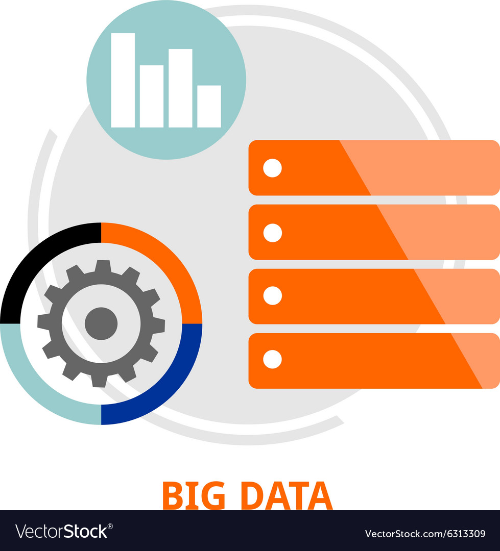 Big data Royalty Free Vector Image - VectorStock