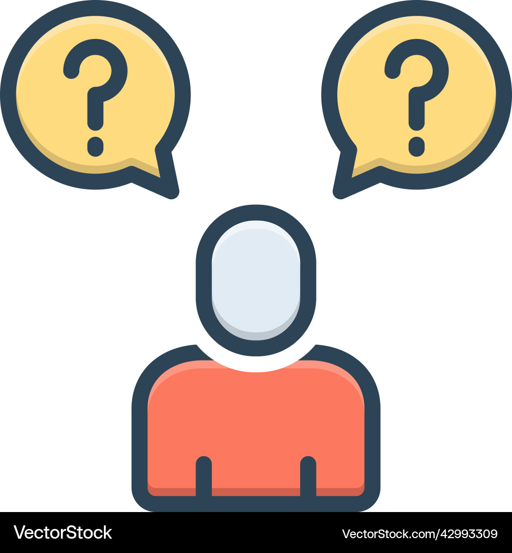 Inquire Royalty Free Vector Image - VectorStock